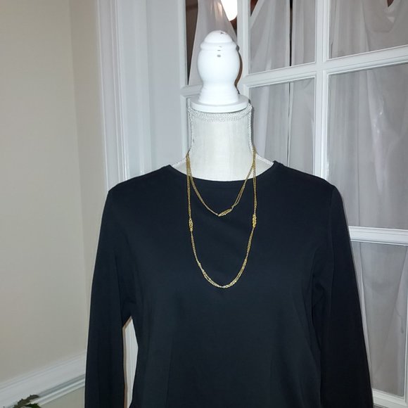 Jewelry | Vintage Gold Double Loop Necklace | Poshmark